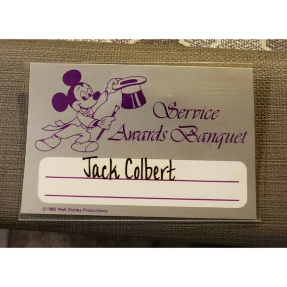 Accents | Vintage 1982 Walt Disney Productions Service Awards Banquet ...